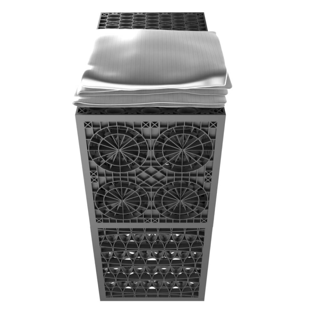 Rainsmart 24 Tonne Soakaway Crate Flat-Packed with Membrane - 0.25 ...