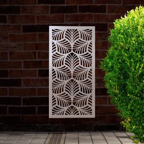 Steel Privacy Screen Setosa - Free Standing - 1800mm x 900mm Stainless ...