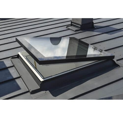 Type F Manual Opening Flat Roof Window - 900mm x 1200mm Quadruple ...
