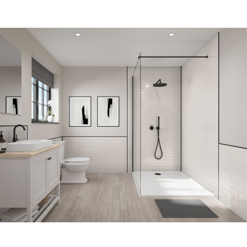 Compact Composite Horizontal Wall Panel - 1220mm x 2440mm x 3mm - White