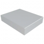 Aluminium Coping Stop End for 301-350mm Wall - 410mm Painted